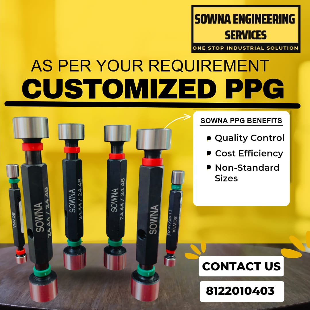 Sowna Engineering Services Plain Plug Gauges Manufacturers & Suppliers in Chennai | Sowna Plain ...